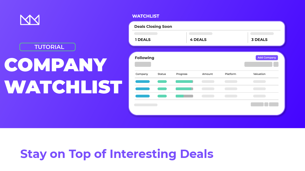 How to Use Kingscrowd’s Watchlist to Track Crowdfunding Investment Opportunities - Kingscrowd